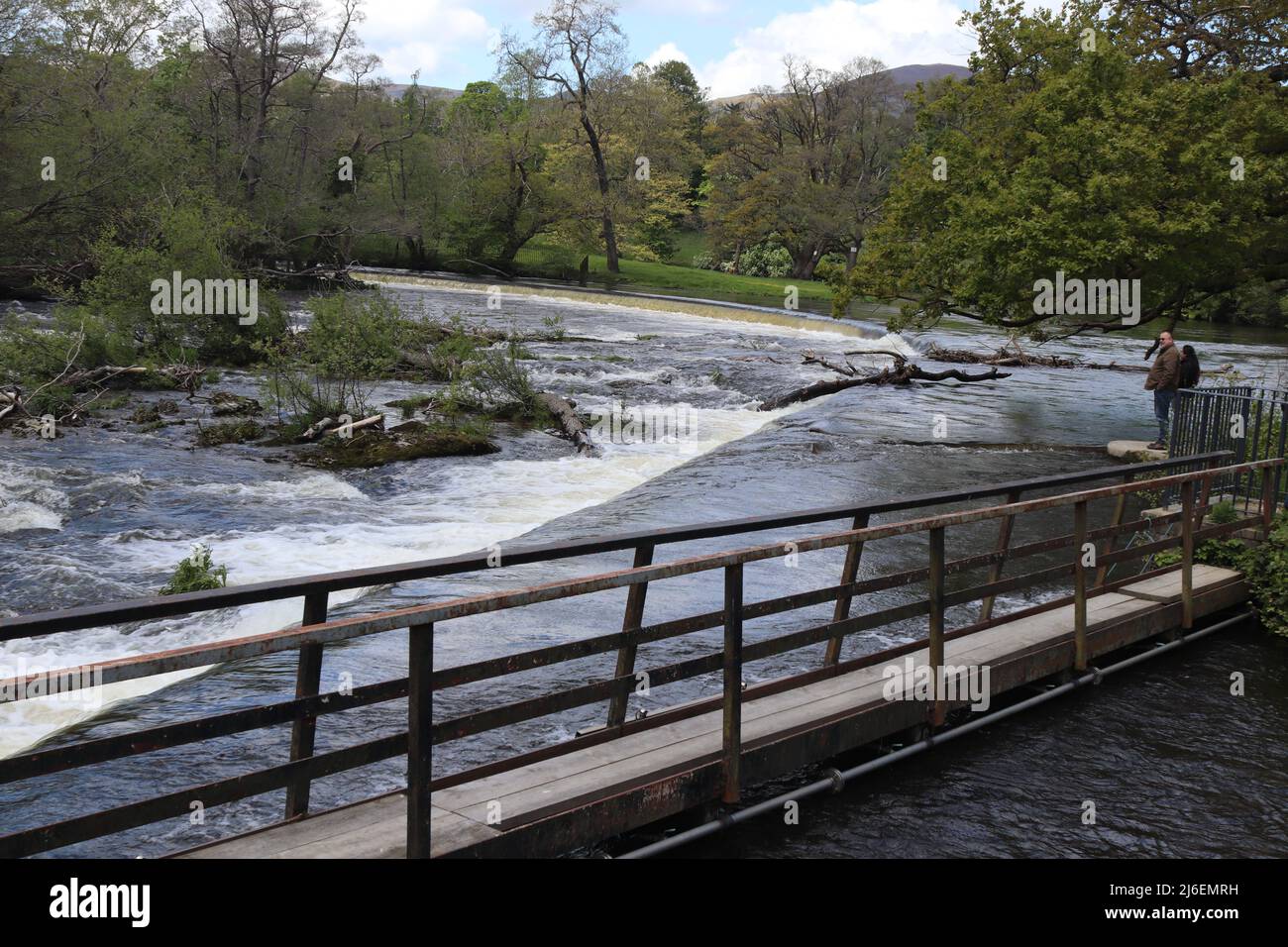 Horseshoe Falls , Llangollen Wales Stock Photo - Alamy