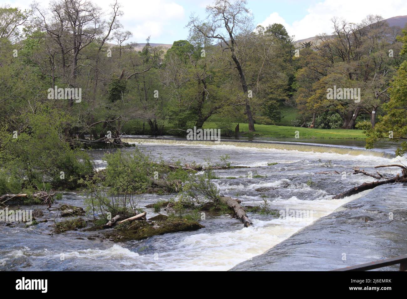 Horseshoe Falls , Llangollen Wales Stock Photo - Alamy