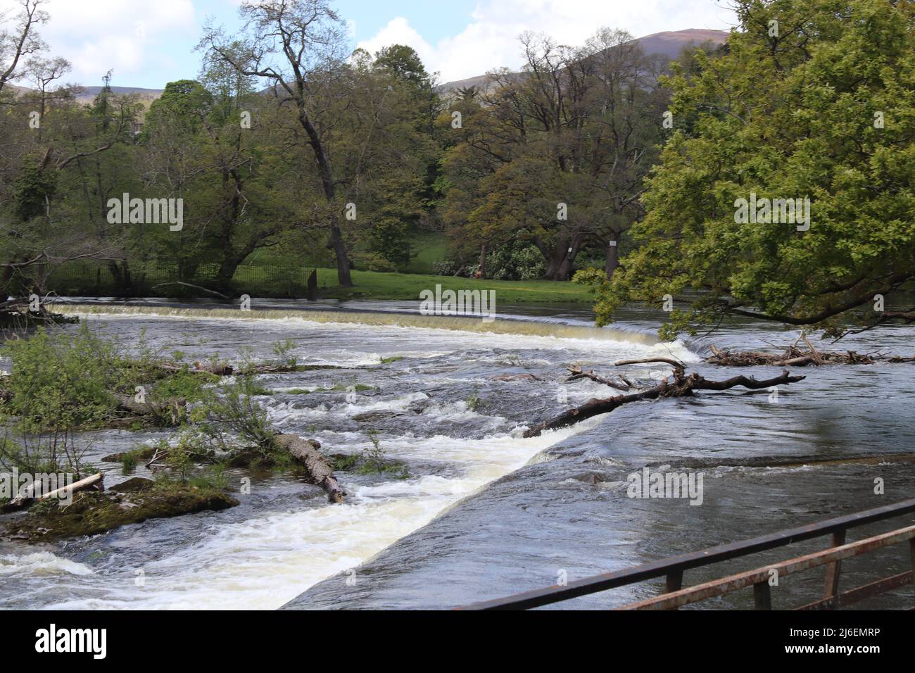 Horseshoe Falls , Llangollen Wales Stock Photo - Alamy