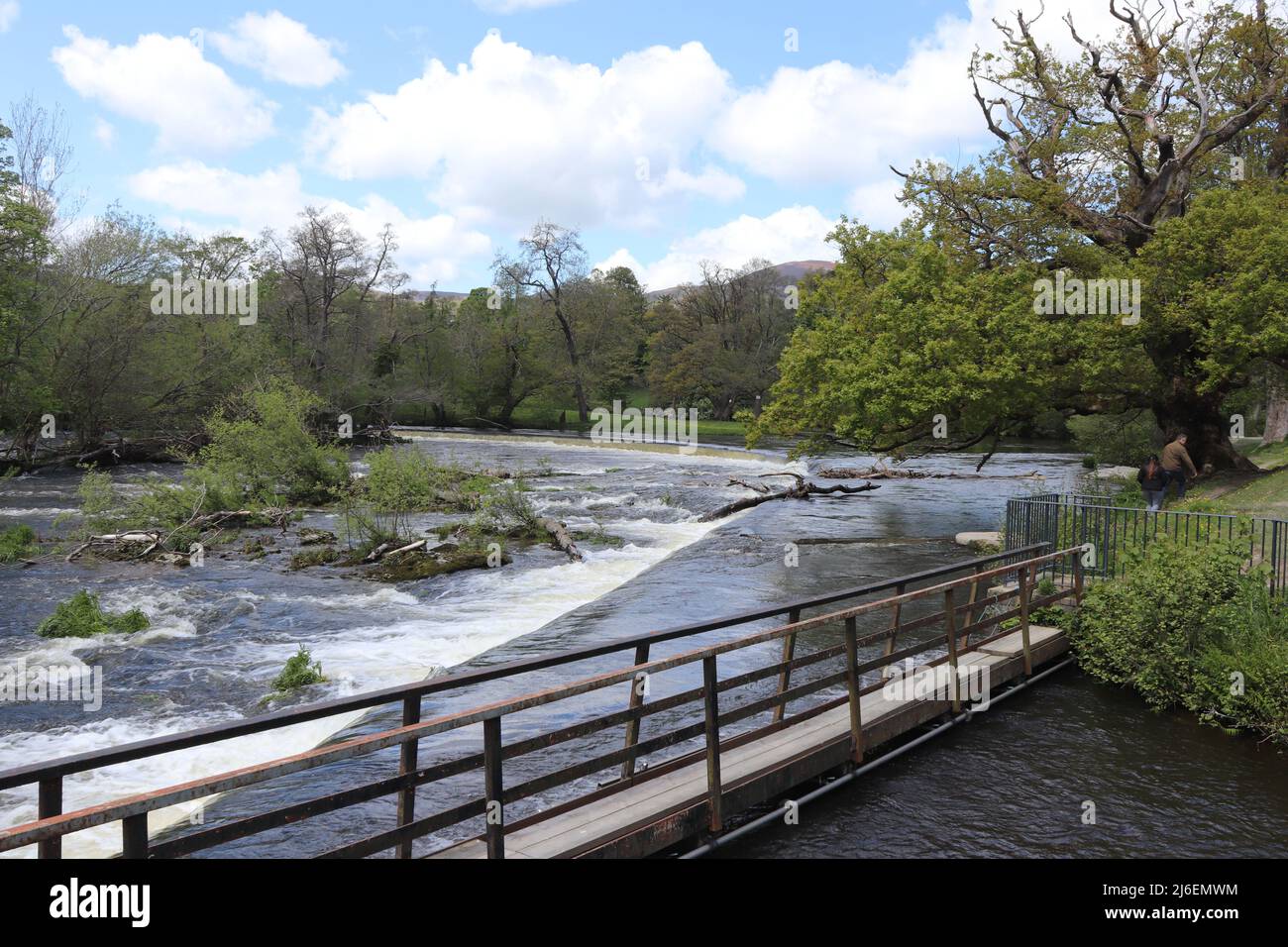Horseshoe Falls , Llangollen Wales Stock Photo - Alamy