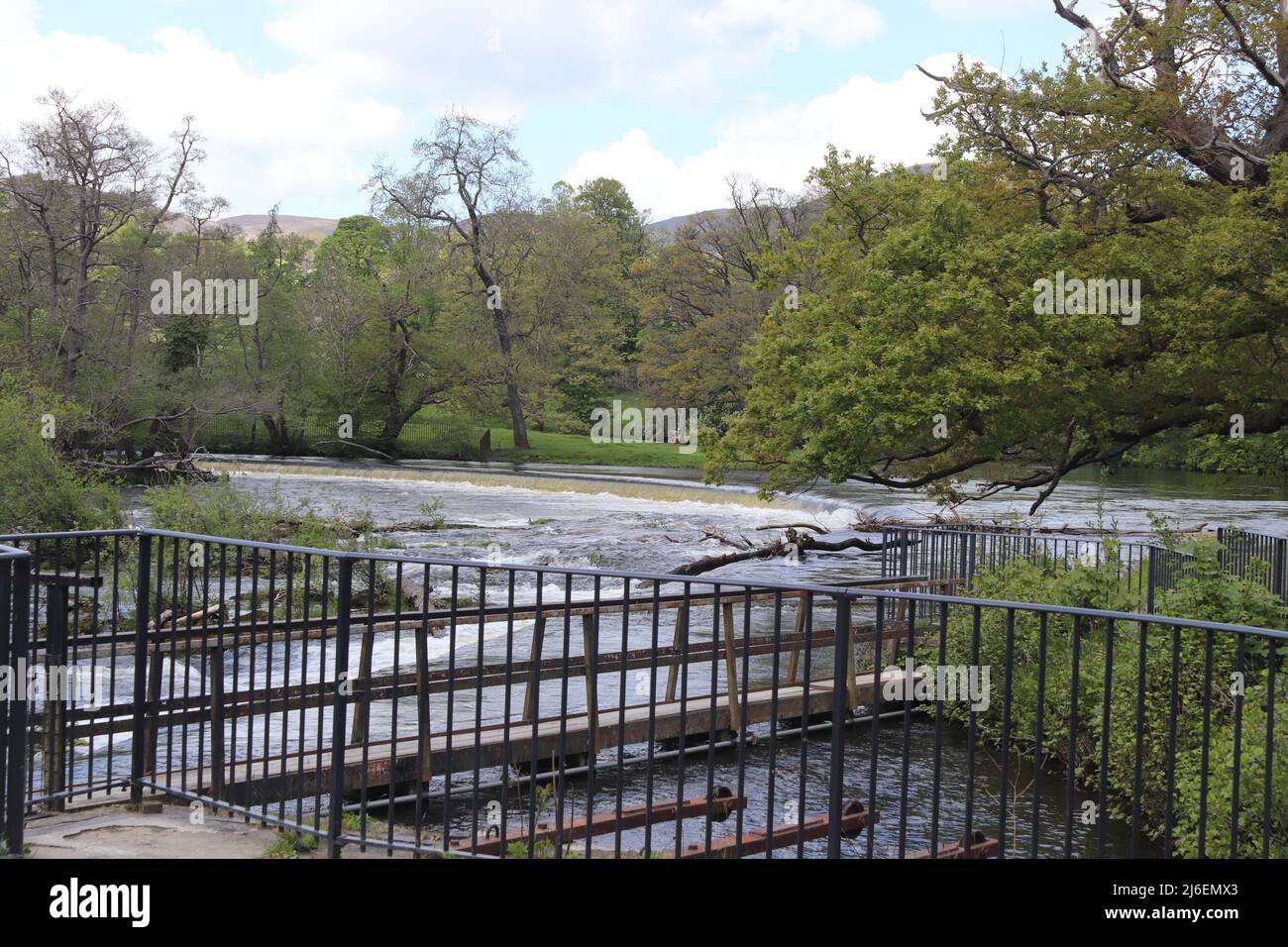 Horseshoe Falls , Llangollen Wales Stock Photo - Alamy