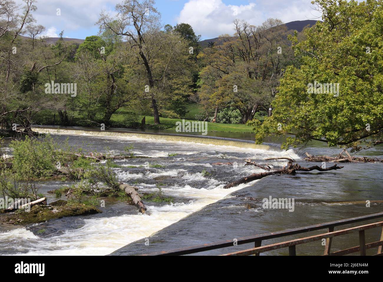 Horseshoe Falls , Llangollen Wales Stock Photo - Alamy