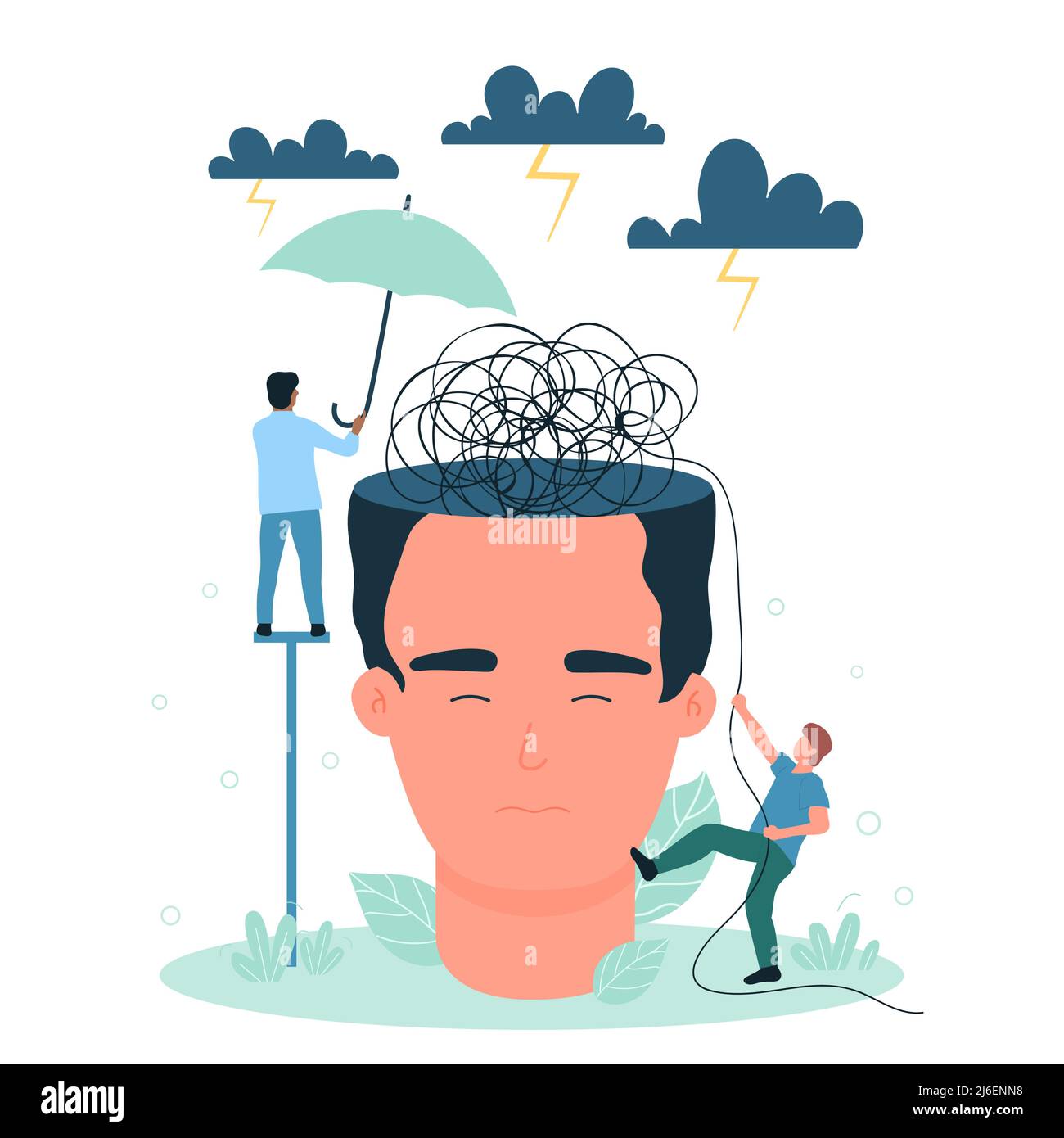 Dark therapy Stock Vector Images - Alamy