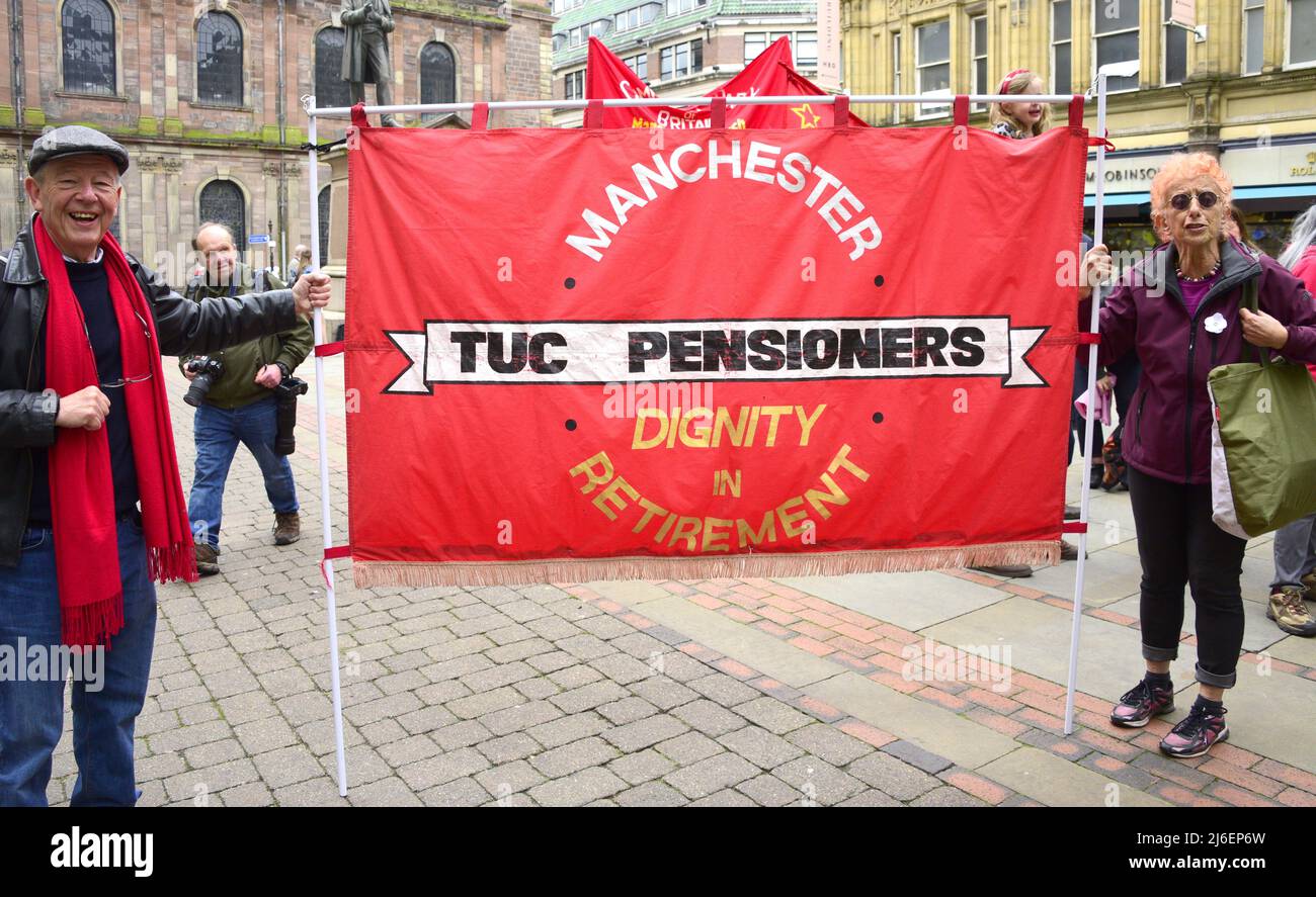 Tuc pensioners banner hi-res stock photography and images - Alamy