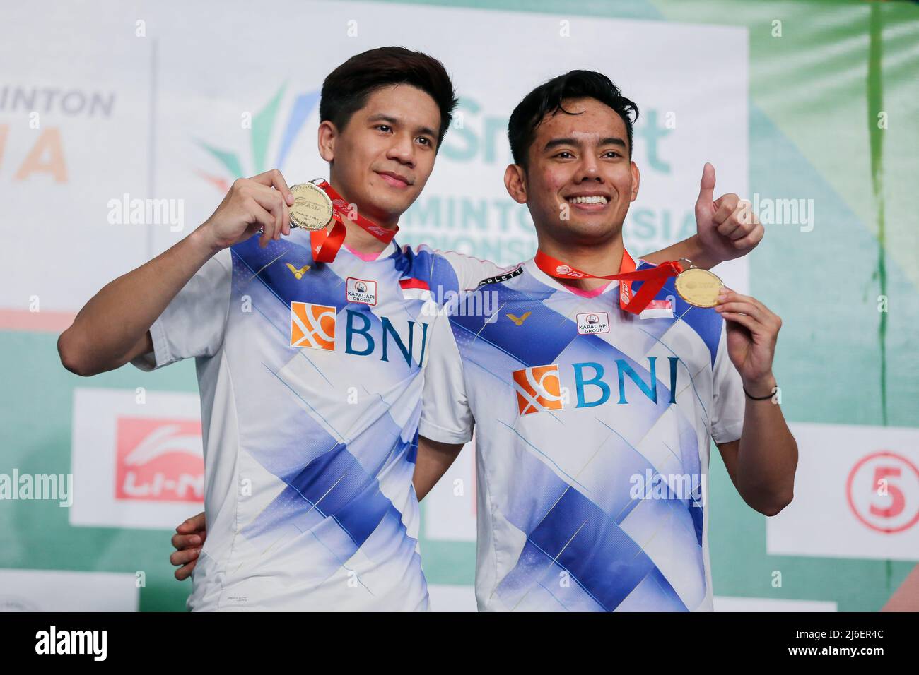 (220501) -- MANILA, May 1, 2022 (Xinhua) -- Pramudya Kusumawardana ...