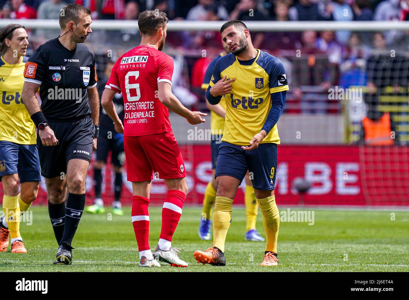 ANTWERPEN, BELGIUM - MAY 1: Deniz Undav of Royale Union Saint-Gilloise ...