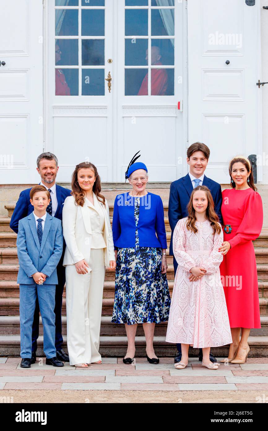 Queen Margrethe, Crown Prince Frederik, Crown Princess Mary, Prince ...