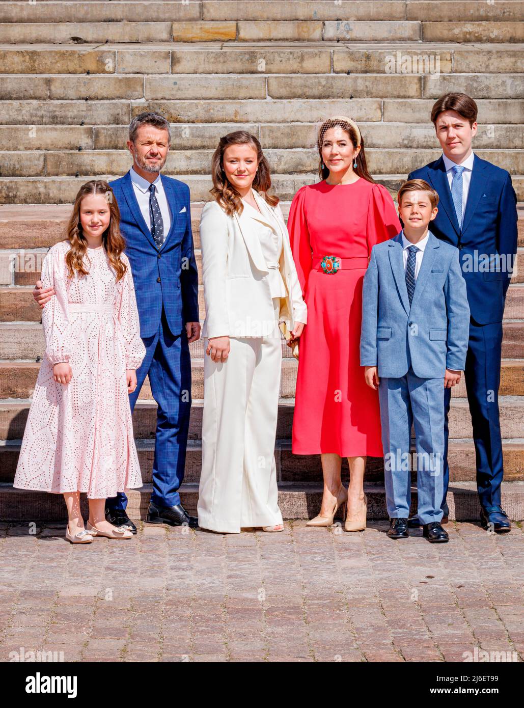 Queen Margrethe, Crown Prince Frederik, Crown Princess Mary, Prince ...