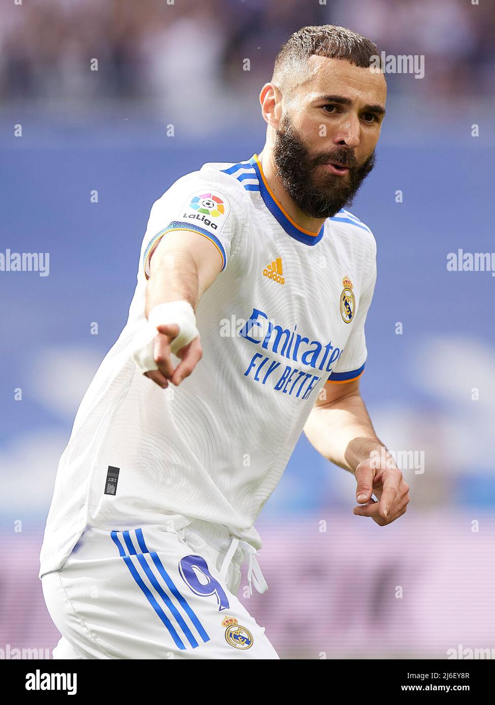 Karim Benzema of Real Madrid during the La Liga match between Real ...