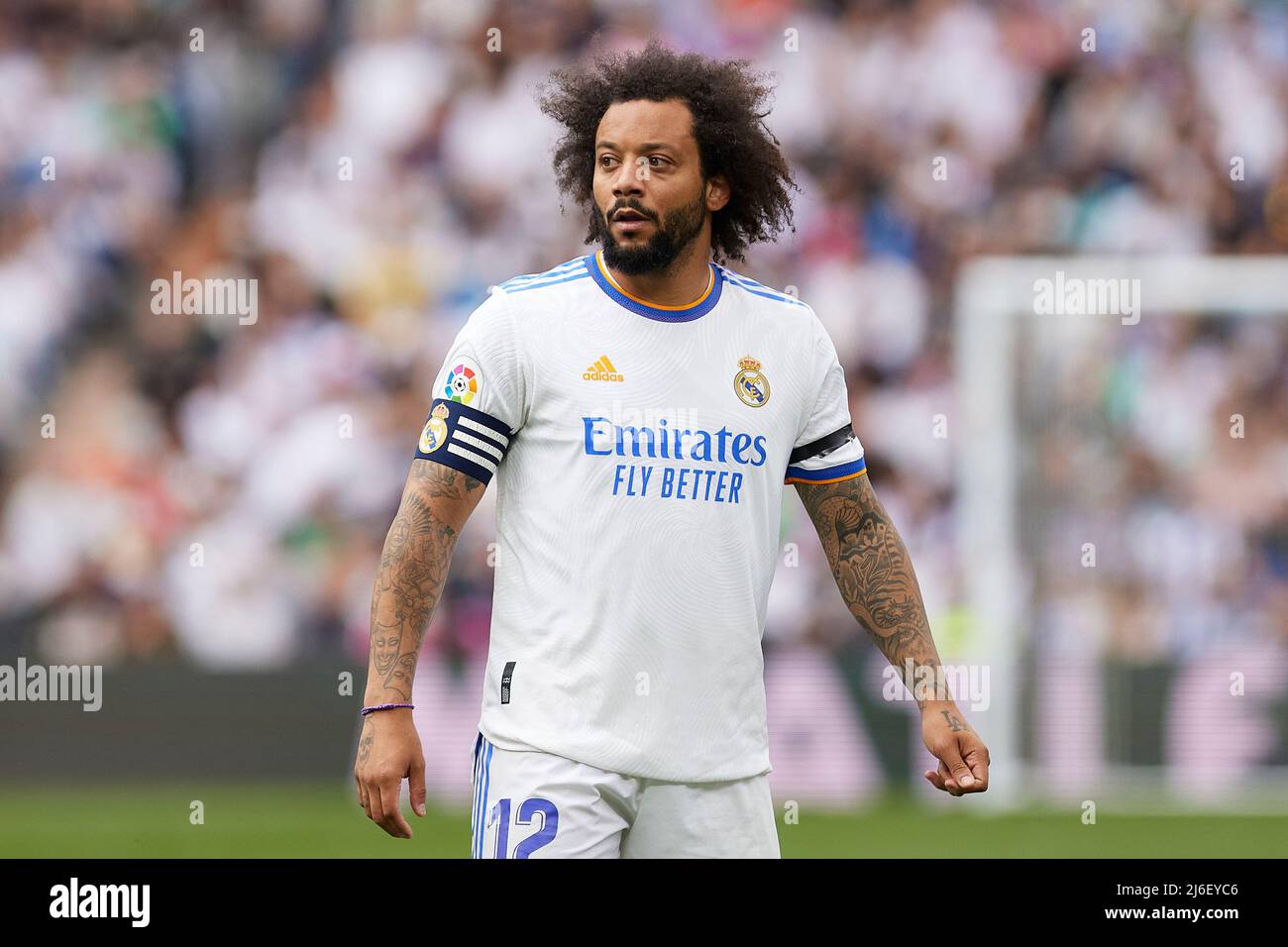 Marcelo Vieira of Real Madrid during the La Liga match between Real ...