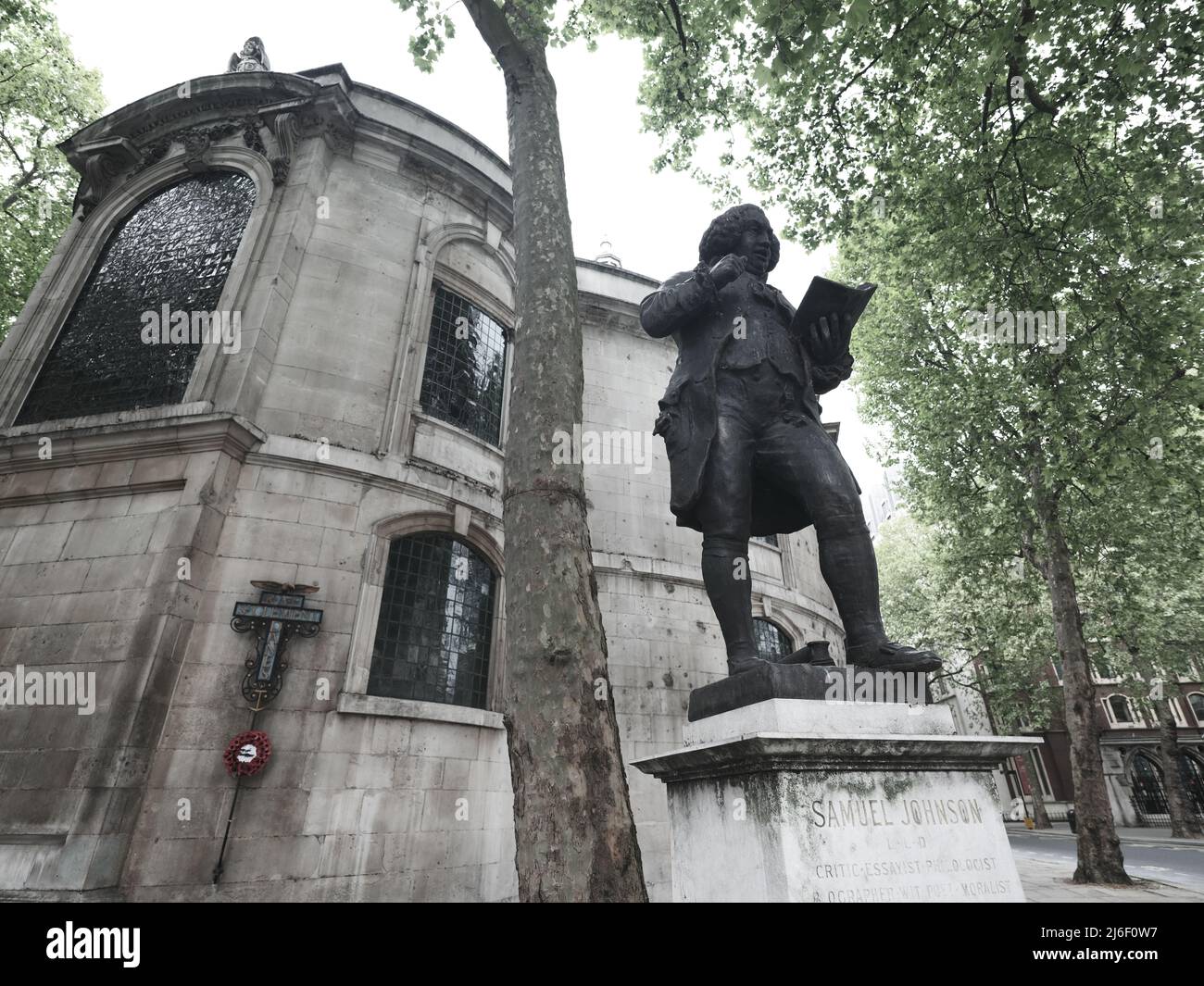 Dr Johnson Statue Stock Photo - Alamy