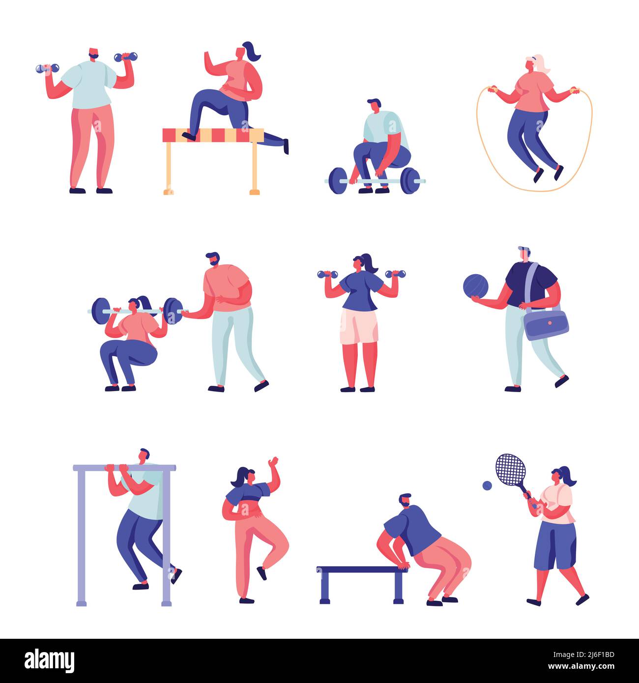 Pole gymnastics Stock Vector Images - Alamy