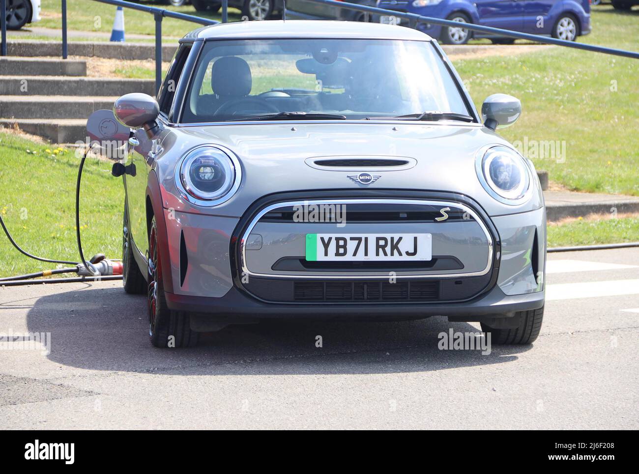 MINI electric hatchback Stock Photo - Alamy