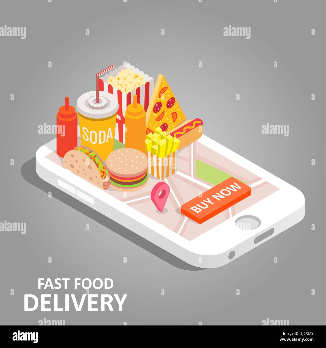 Isometric hot dog hi-res stock photography and images - Alamy