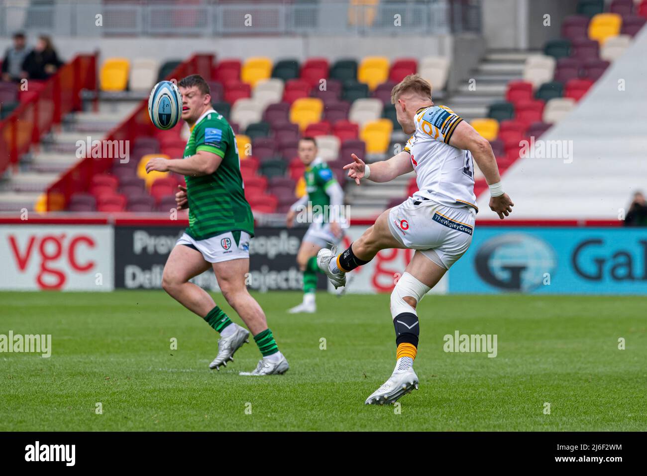 LONDON, UNITED KINGDOM. 01th, May 2022. Charlie Atkinson of Wasps in ...