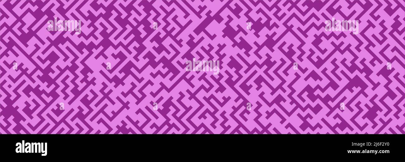Seamless color abstract maze pattern. Illustration for texture ...