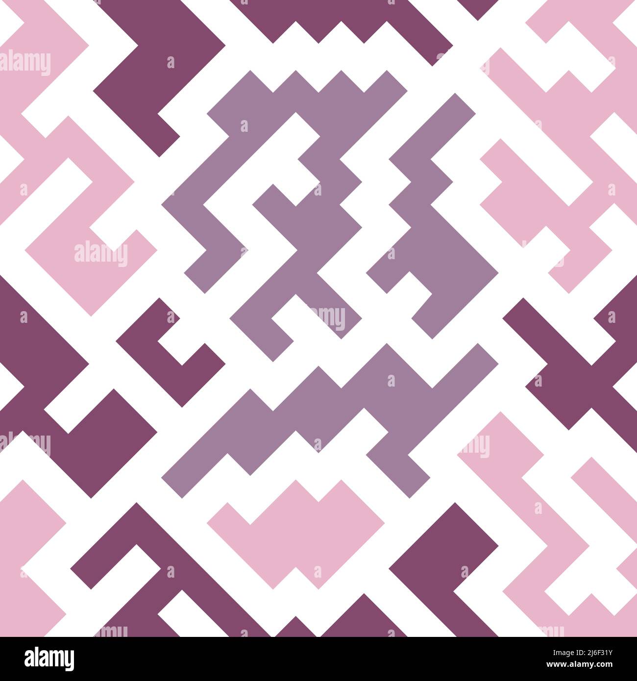 Seamless Color Pattern Of Abstract Shapes Of Different Sizes And Shapes Pattern For Texture