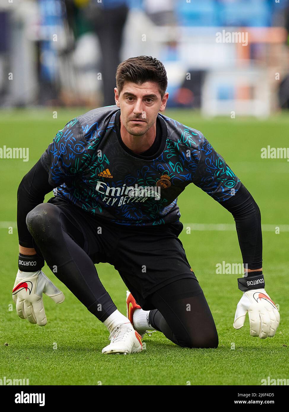 Thibaut Courtois of Real Madrid during the La Liga match between Real ...