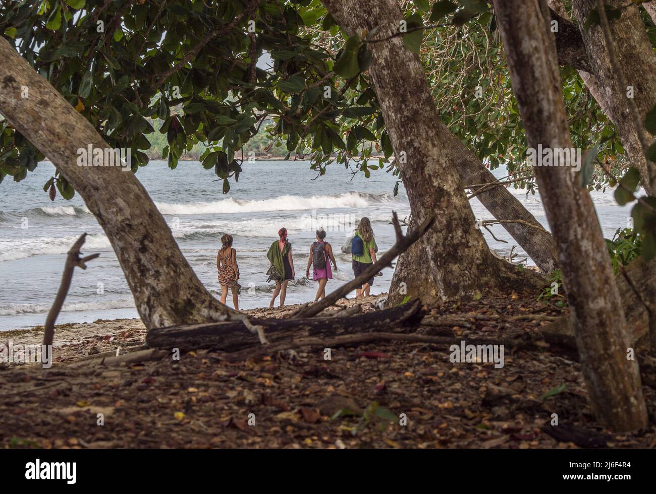 Costa rica caribbean beach hi-res stock photography and images - Alamy