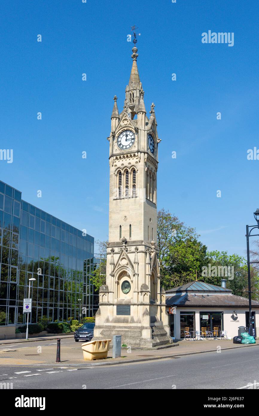 Coronation Clock Tower, Claremont Road, Surbiton, Royal Borough of ...