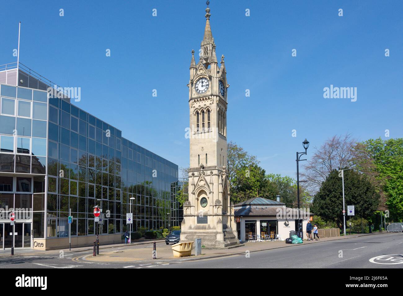 Coronation Clock Tower, Claremont Road, Surbiton, Royal Borough of ...