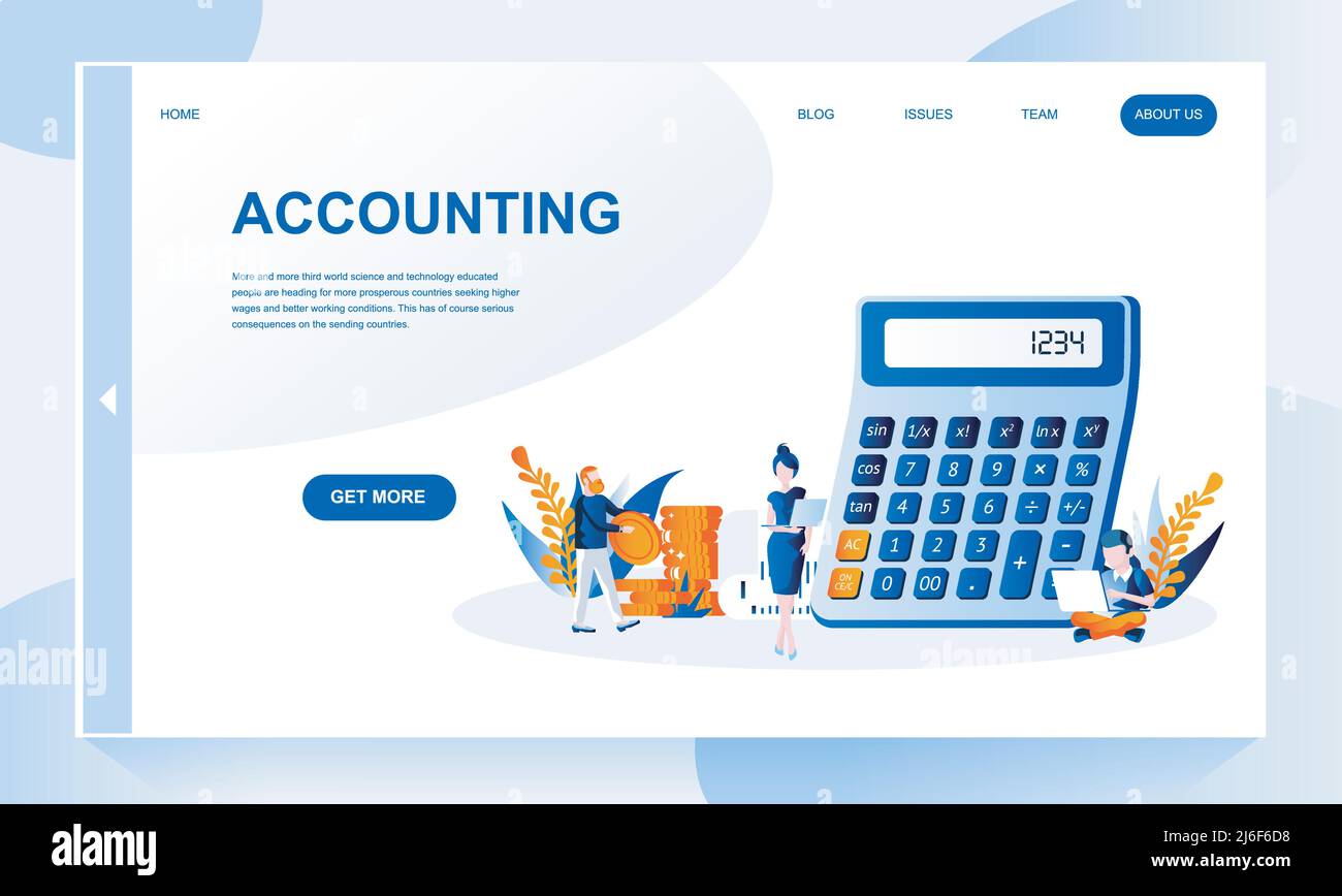 Financial accountants Stock Vector Images - Alamy