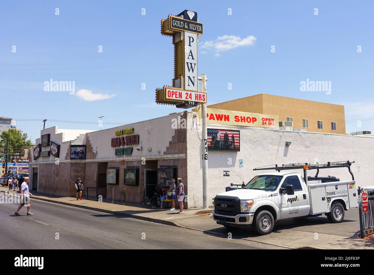 The very famous pawn shop in Las Vegas in the United States, May 10 ...