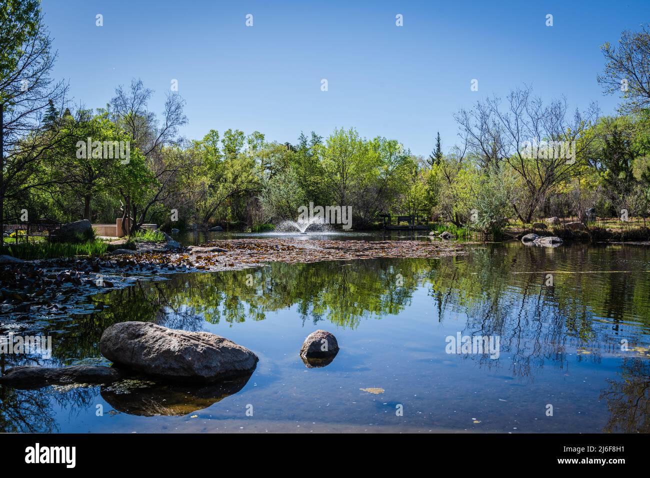Albuquerque, New Mexico -- April 22, 2022. A wide angle photo of a ...