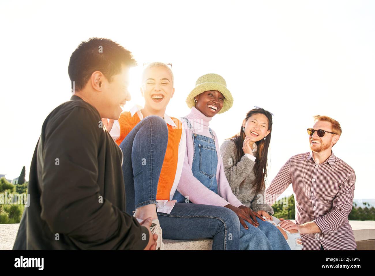 Guy Friends Laughing