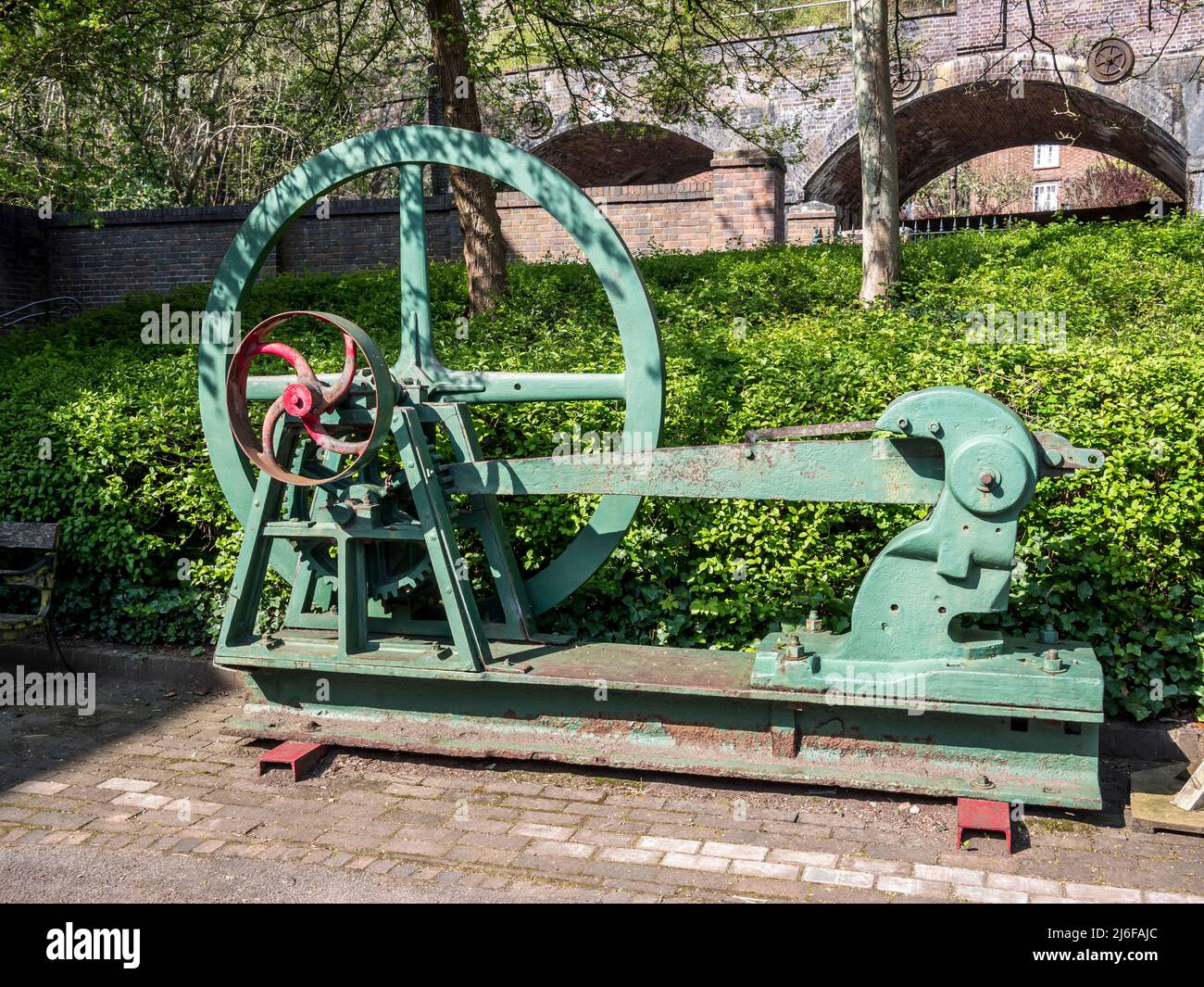 Redundant heavy engineering machinery reminders of a bygone era at ...