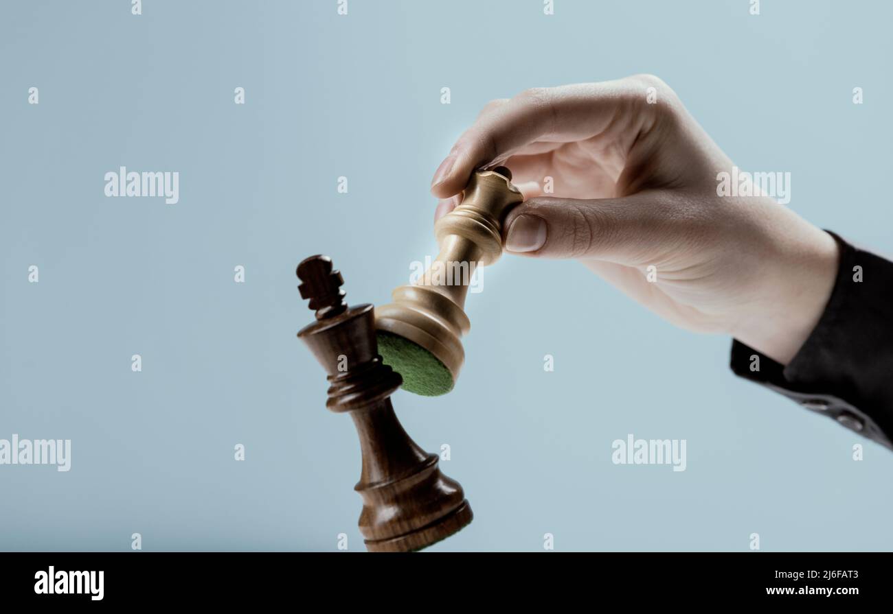 Winning at chess hi-res stock photography and images - Alamy