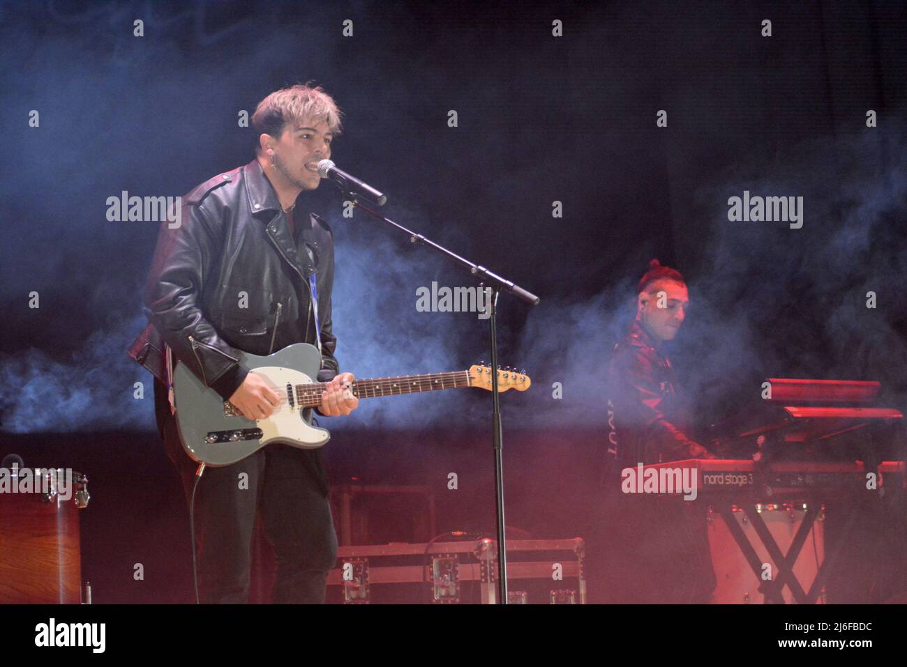 Antonio Fiordispino, Alex Fiordispino and Daniele Mona of The Kolors at ...
