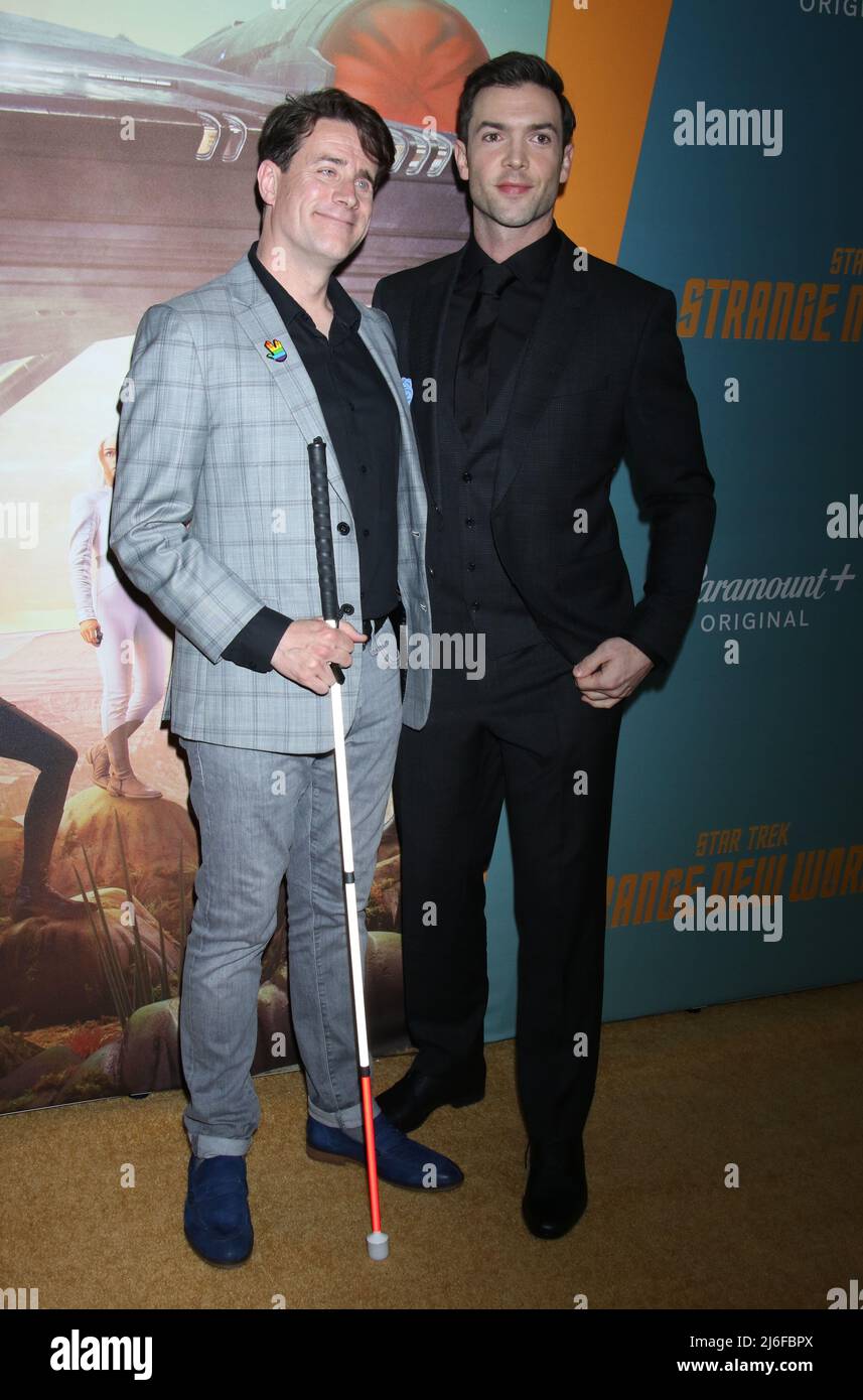 NEW YORK, NY- April 30: Bruce Horak, Eathan Peck at the premiere of ...