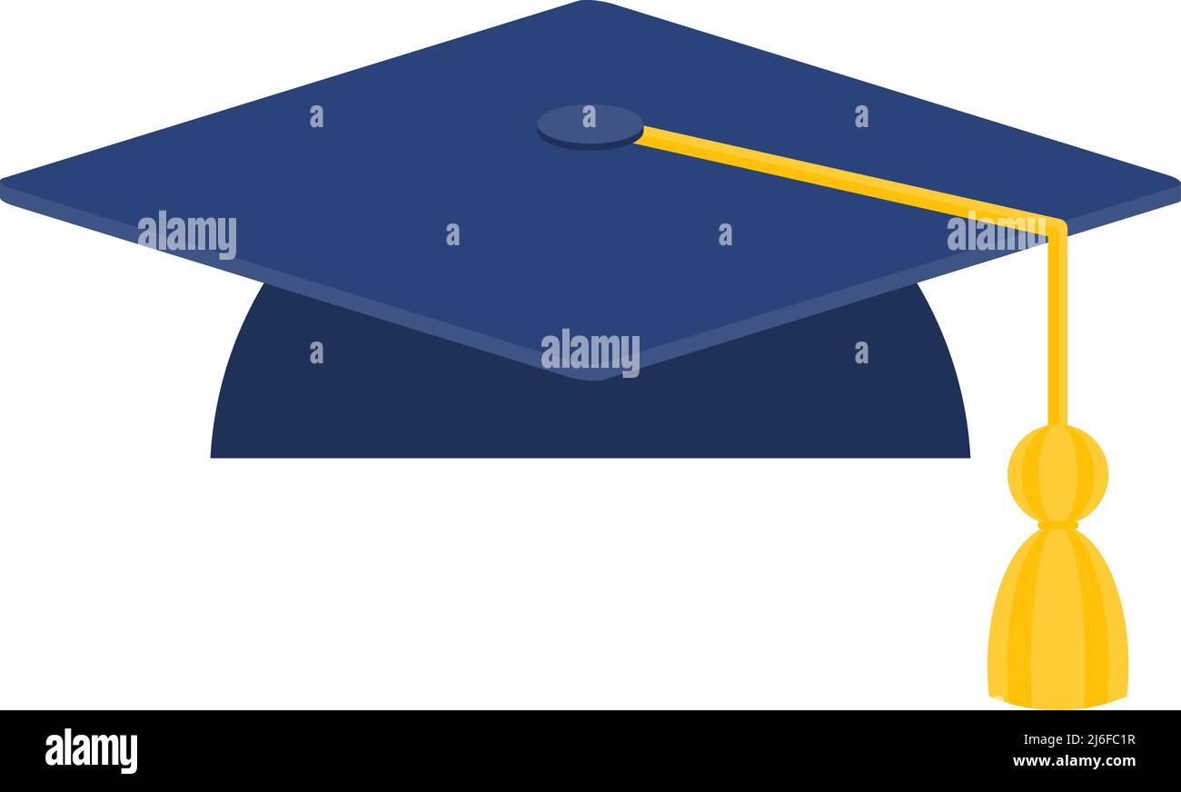 Graduation black logo. University graduate cap with diploma Stock ...