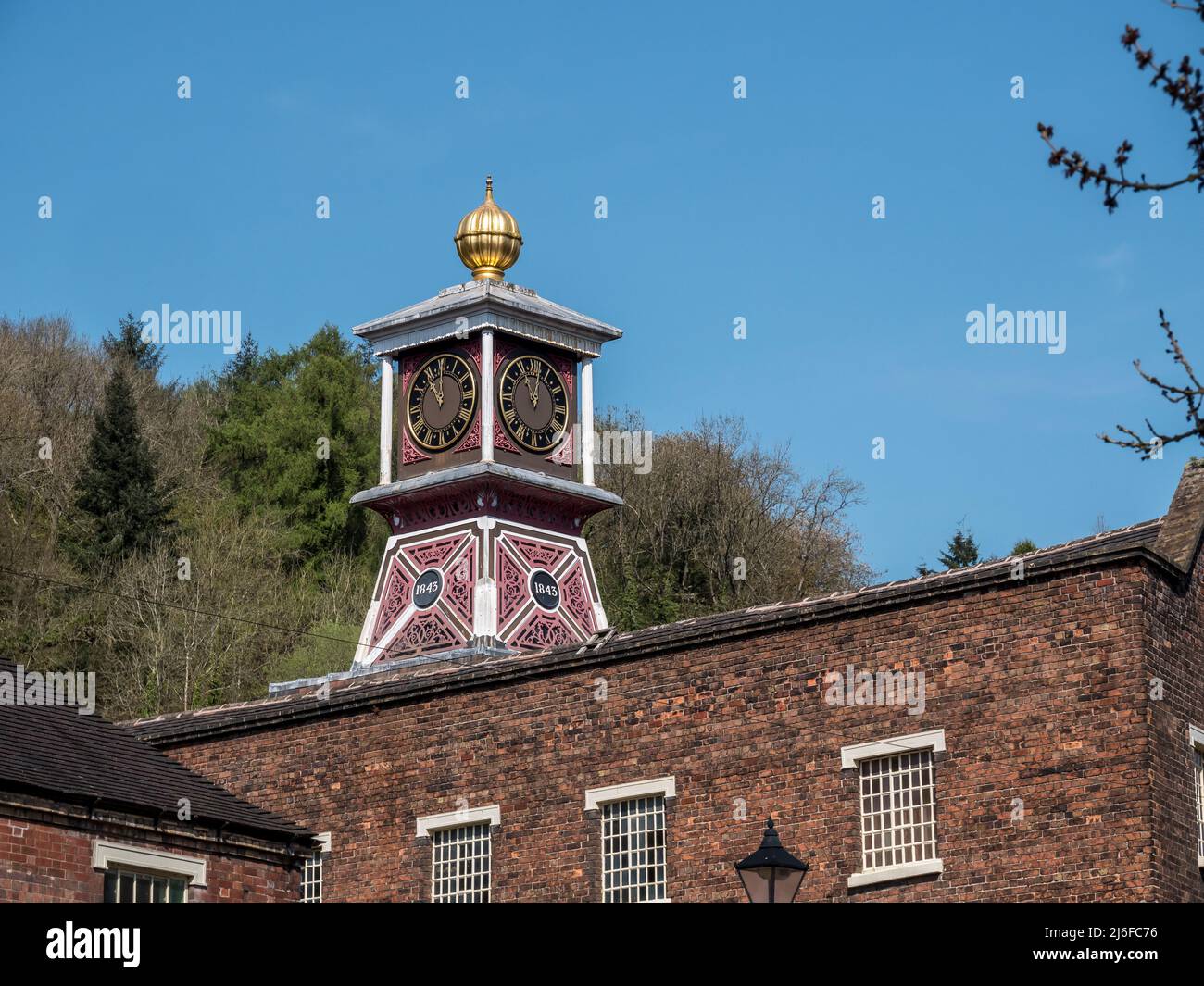 The impressive ornate clock tower on the roof at what was the ...