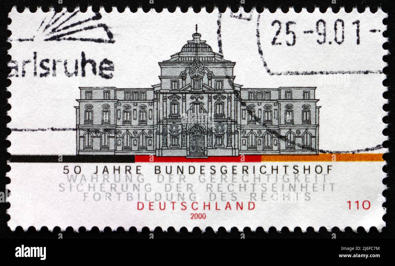 GERMANY - CIRCA 2000: a stamp printed in the Germany shows Federal ...