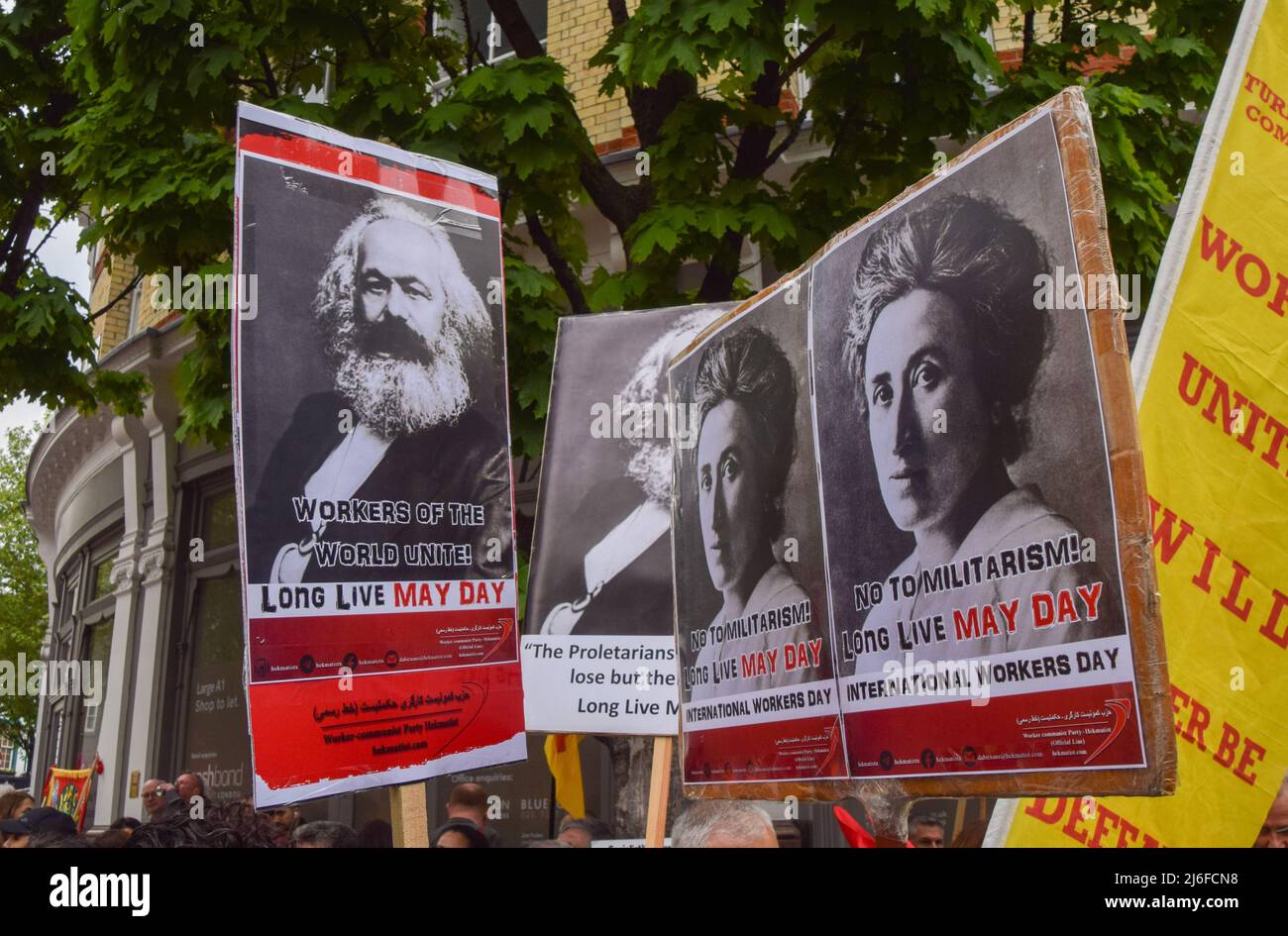 Karl marx banner hi-res stock photography and images - Alamy