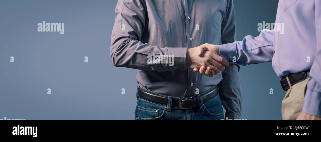 Business people shaking hands, contract and agreement concept Stock ...