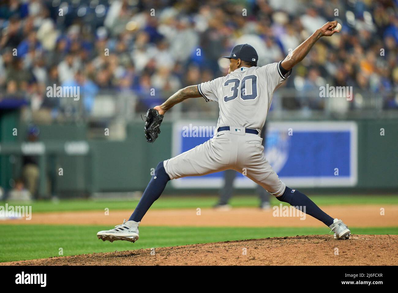 April 30 2022: New York pitcher Clay Holmes (35) throws a pitch during ...
