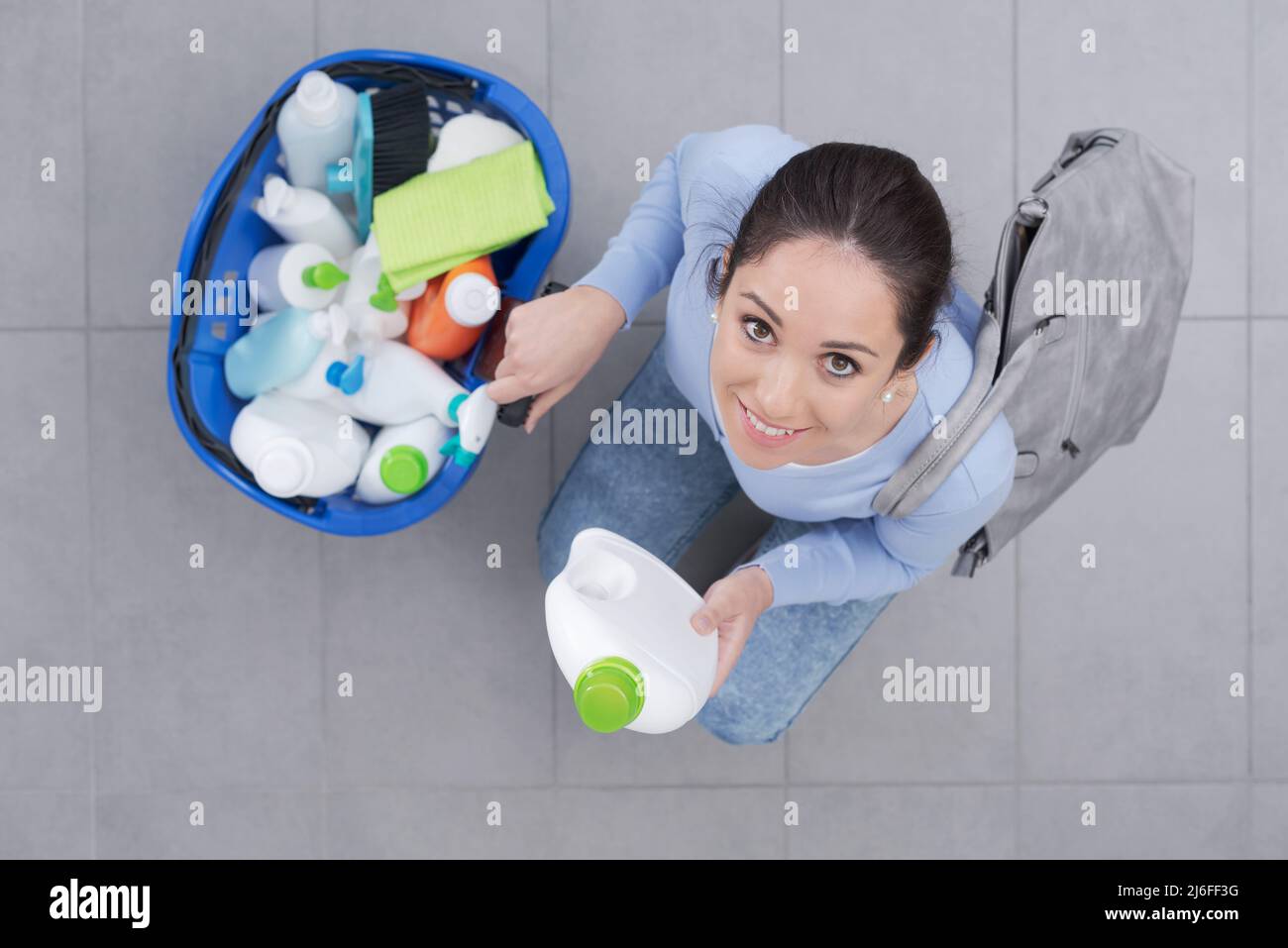 Cleaning goods detergents hi-res stock photography and images - Alamy