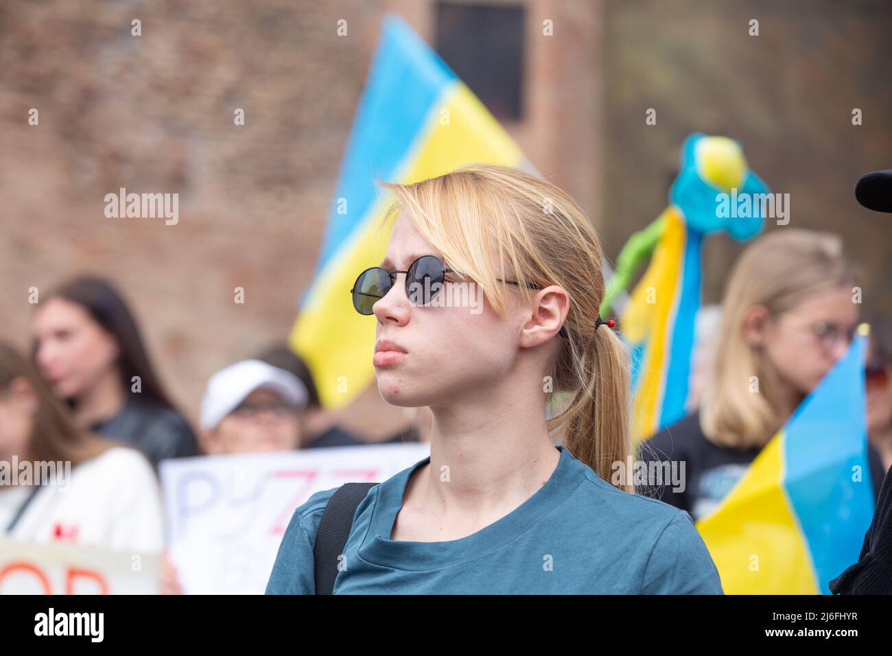 Kateryna Prokopenko, wife of Denis Prokopenko, colonel and commander of ...