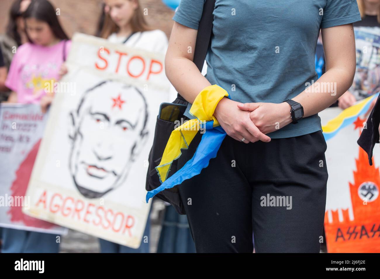 Kateryna Prokopenko, wife of Denis Prokopenko, colonel and commander of ...