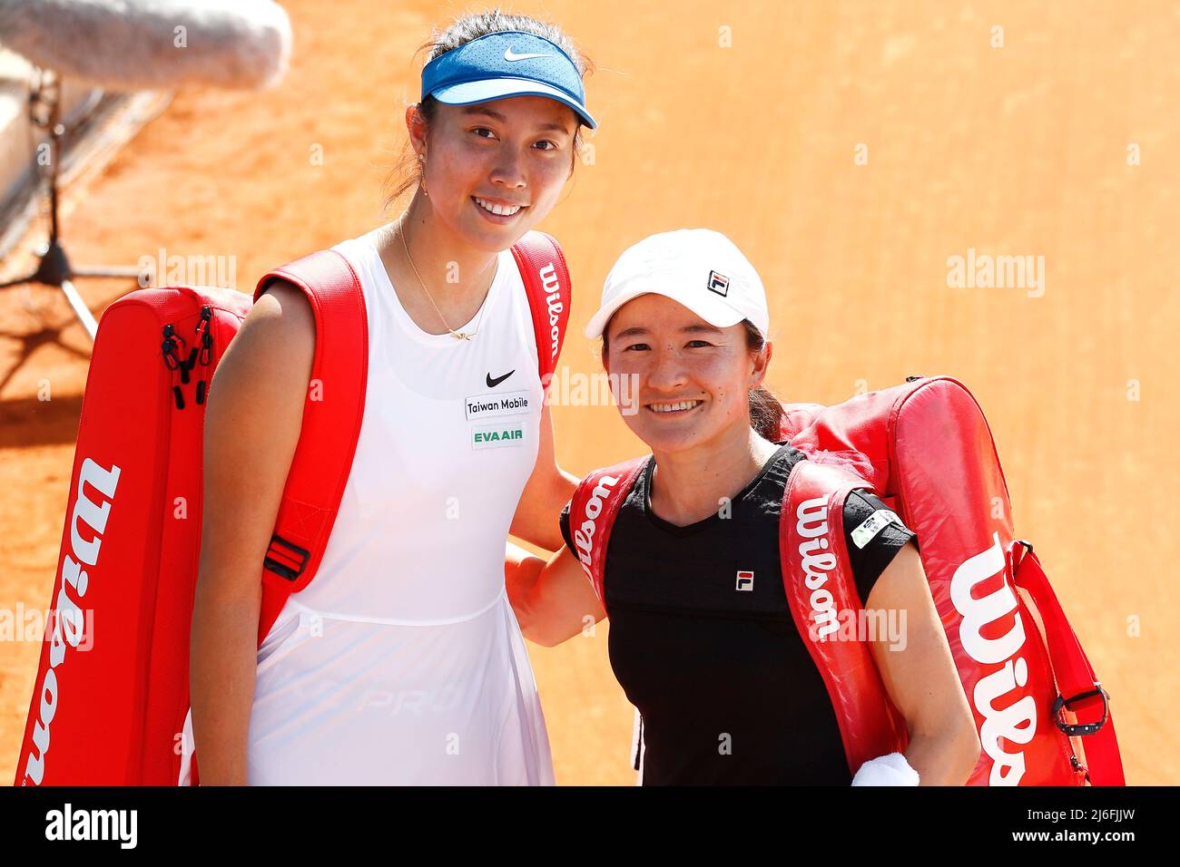 (L-R) Hao-Ching Chan (TPE), Shuko Aoyama (JPN), MAY 1, 2022 - Tennis ...