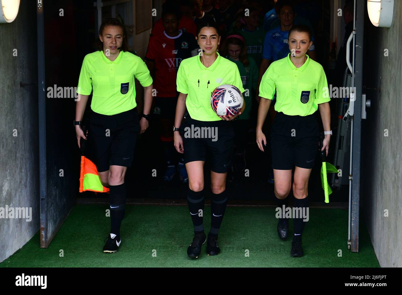 Referee Sophie Dennington Assistant Referee Laura Van Lier and ...