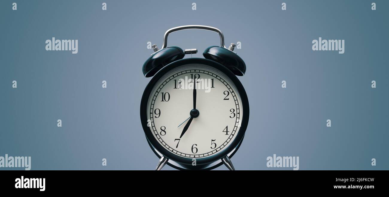 Twin bell clock hi-res stock photography and images - Alamy