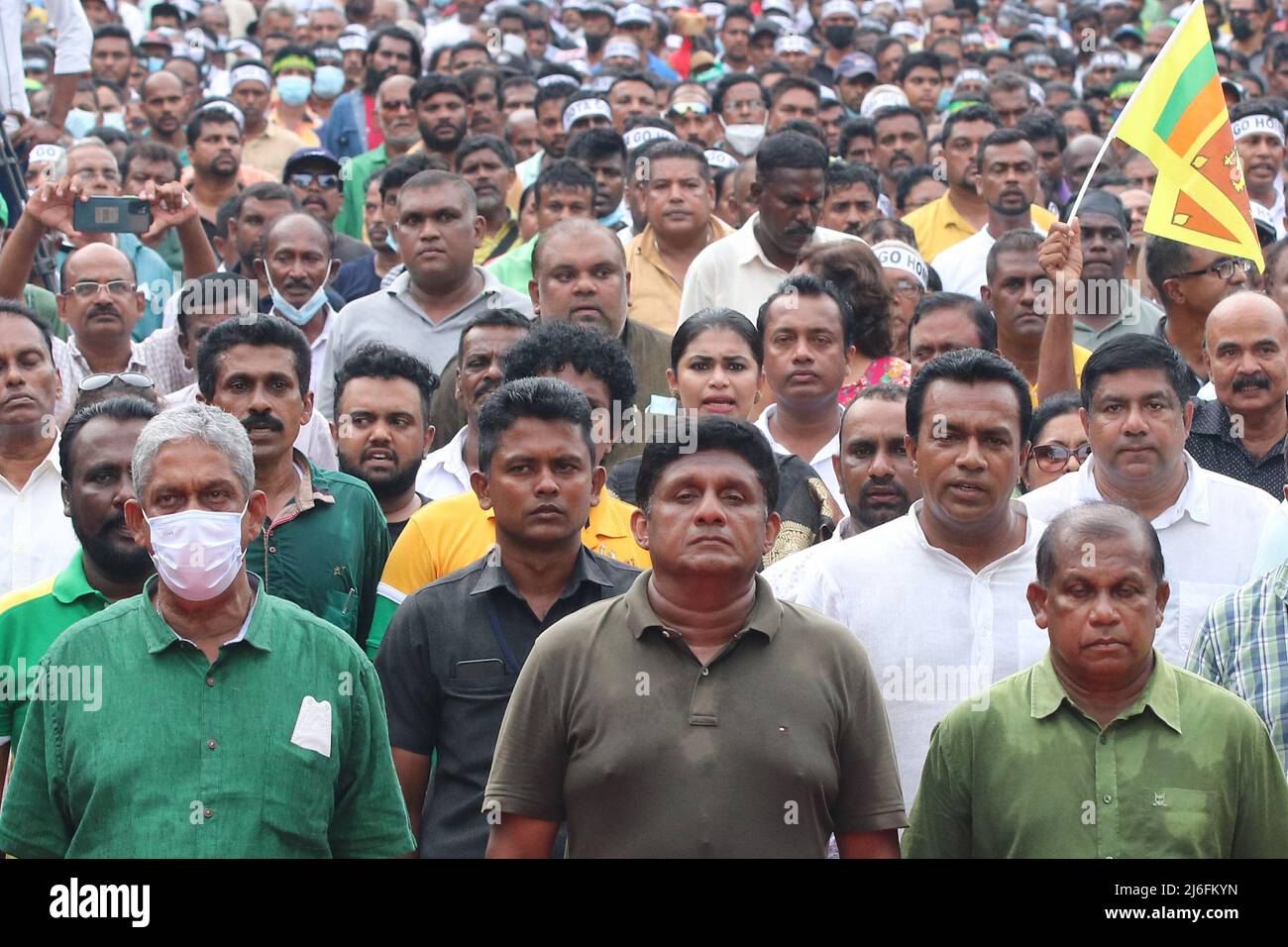 May 1, 2022, Colombo, Sri Lanka: Sri Lanka's main opposition and Samagi ...