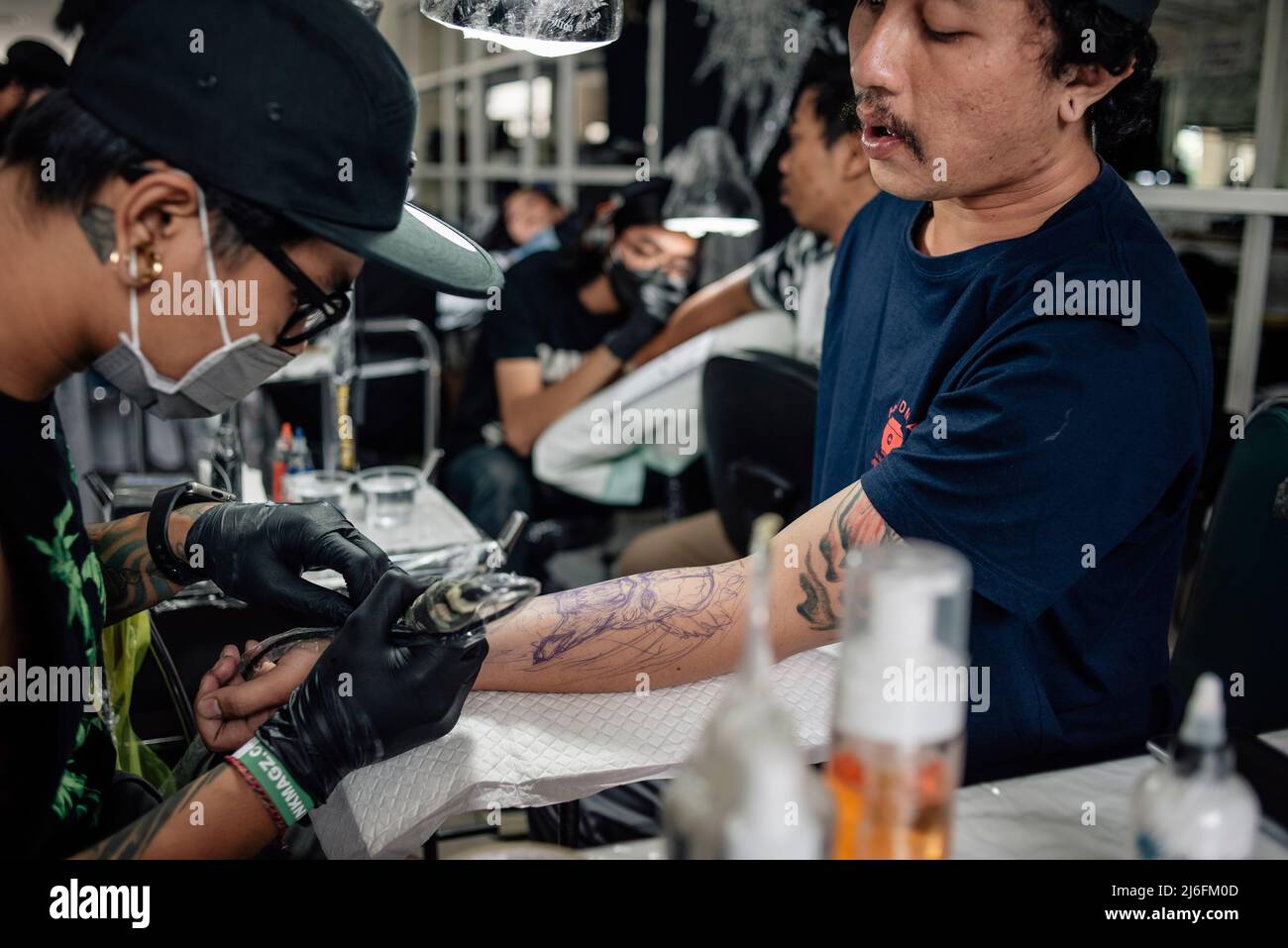 Tattoo convention contest competition adult hi-res stock photography ...