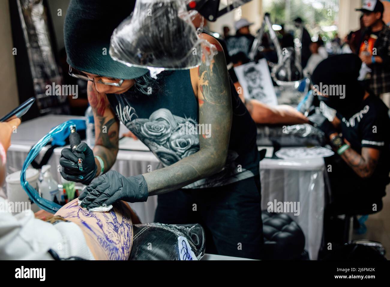 Tattoo convention contest competition adult hi-res stock photography ...