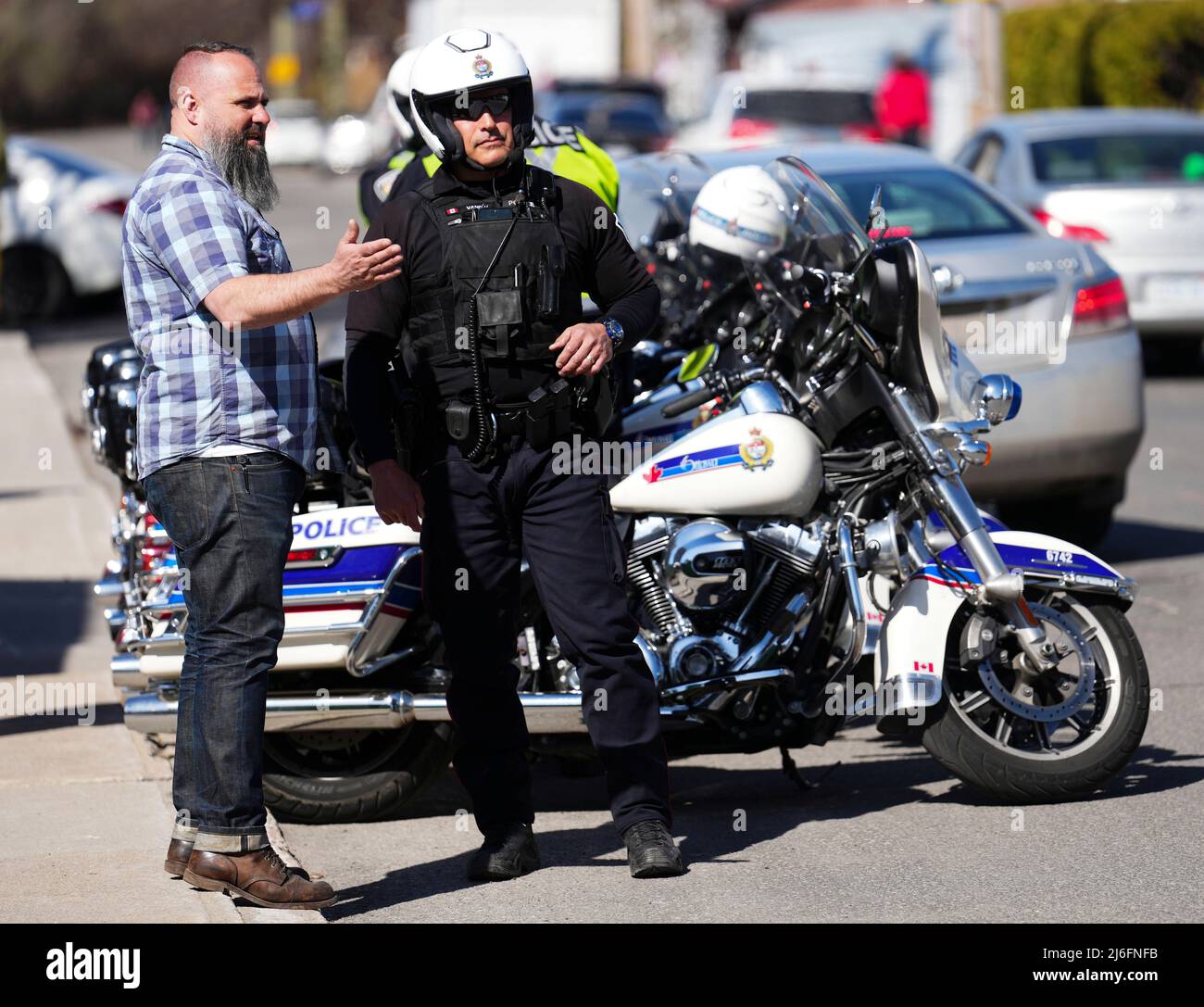 Ottawa, Canada. 01st May, 2022. Capital City Bikers Church Pastor Rob ...