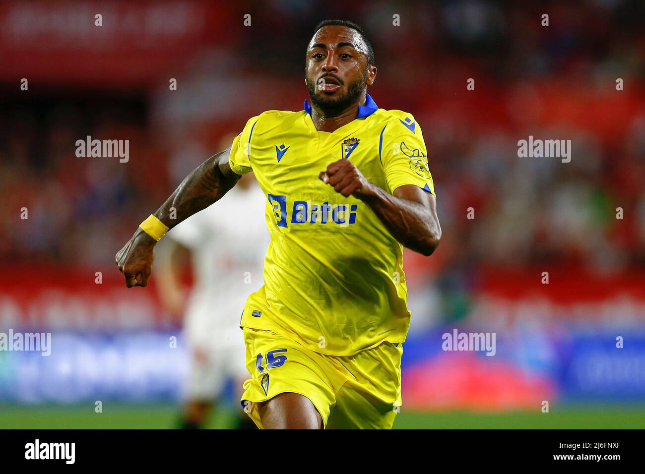 Carlos Akapo of Cadiz CF during the La Liga match between Sevilla FC ...